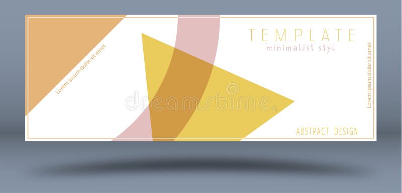 Abstract Geometric Composition. Layout for the Cover, Banner, Brochure ...