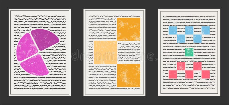 Abstract Geometric Composition. Poster Template, Banner, Interior ...