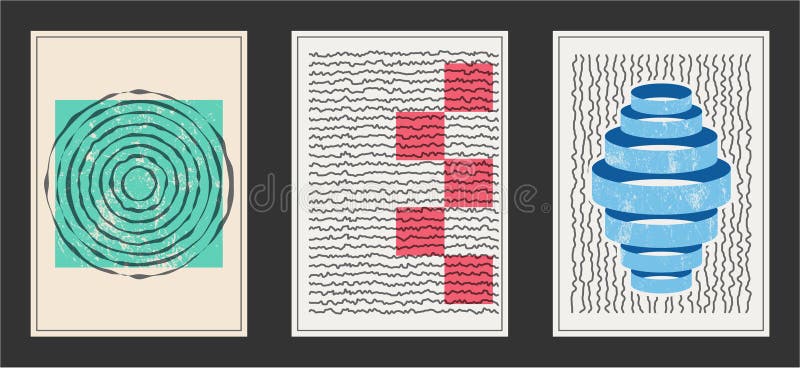 Abstract Geometric Composition. Poster Template, Banner, Interior ...