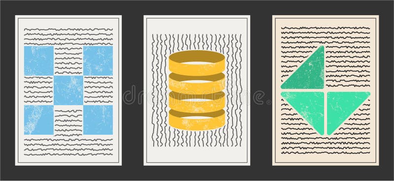 Abstract Geometric Composition. Poster Template, Banner, Interior ...