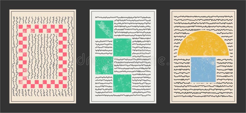 Abstract Geometric Composition. Poster Template, Banner, Interior ...