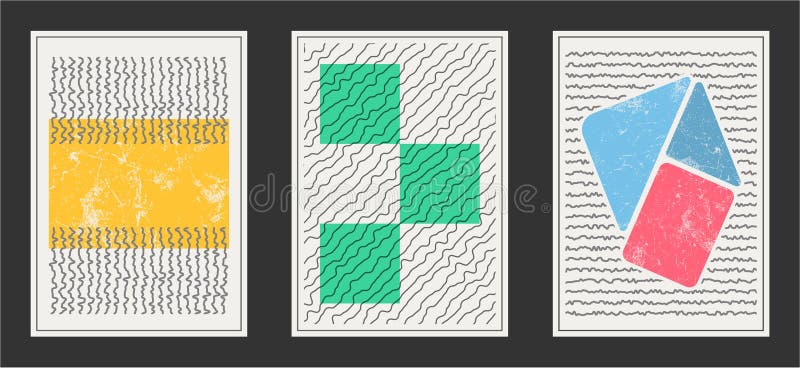 Abstract Geometric Composition. Poster Template, Banner, Interior ...