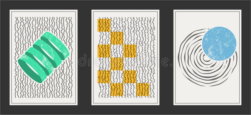 Abstract Geometric Composition. Poster Template, Banner, Interior ...