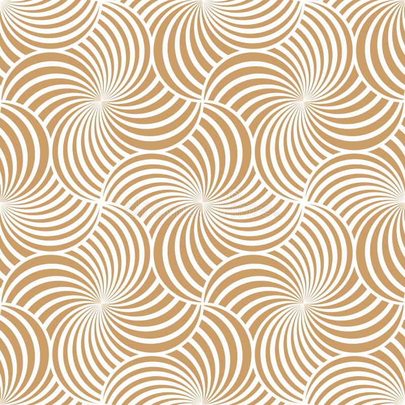 Abstract Geometric Composition of Round Lines on a White Background ...