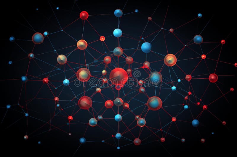 Abstract Geometric Connection Stock Illustration - Illustration of ...