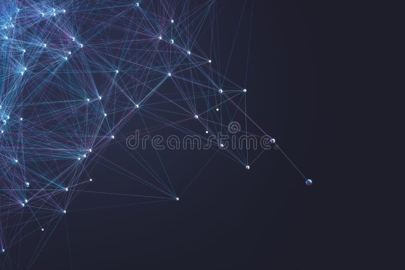 Abstract Geometric Connections Stock Illustration - Illustration of ...