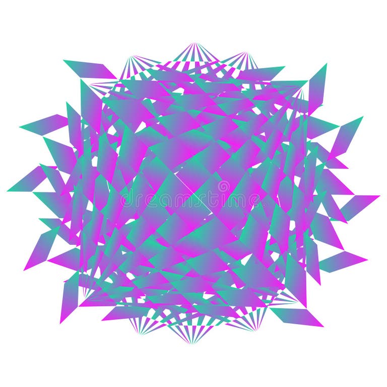 Abstract Geometric Creature Stock Vector - Illustration of eyes, artist ...