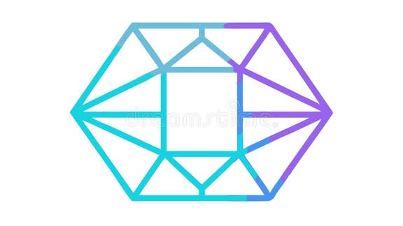 Abstract Geometric Crystalline Structure, Vector Design Generative AI ...