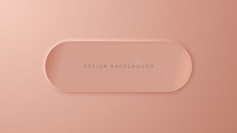 Abstract Geometric 3d Background with Oval for Your Product. Stock ...
