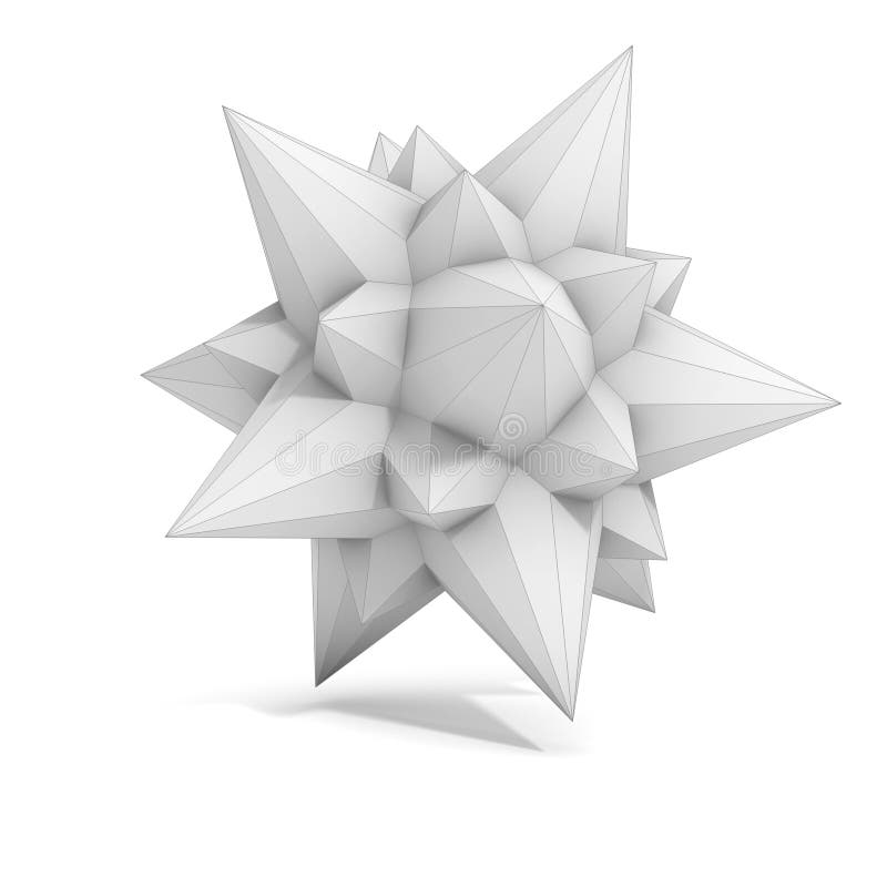 Abstract Geometric 3d Object, More Polyhedron Variations in this Set ...