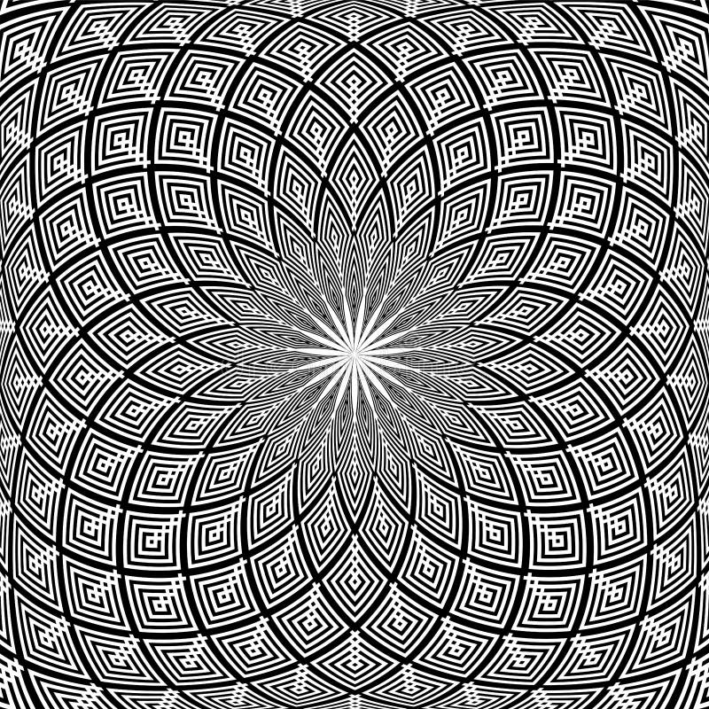 Rotation Pattern. Abstract Textured Background Stock Vector ...