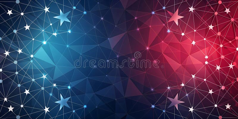 Abstract Geometric Dark Navy and Light Crimson Gradient Background with ...