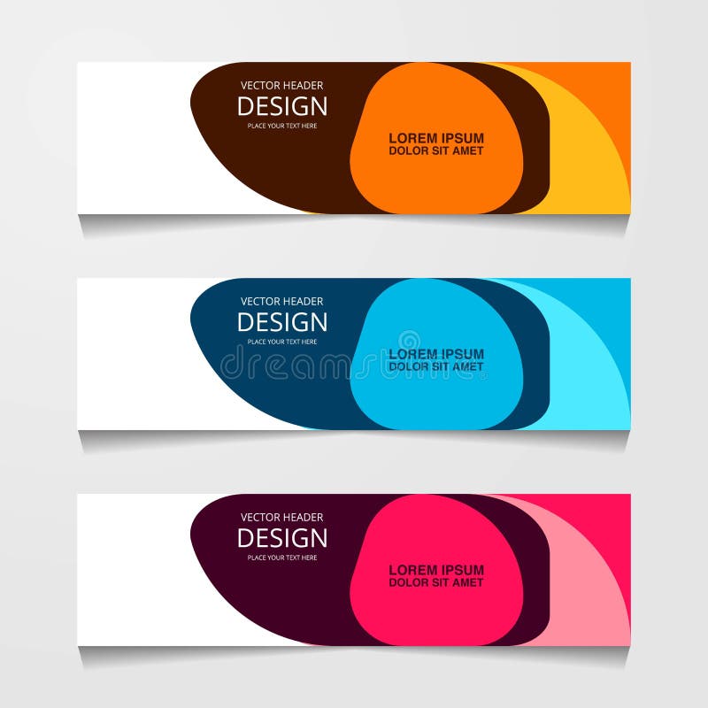 Abstract Geometric Design Banner Web Template. Vector Illustration ...