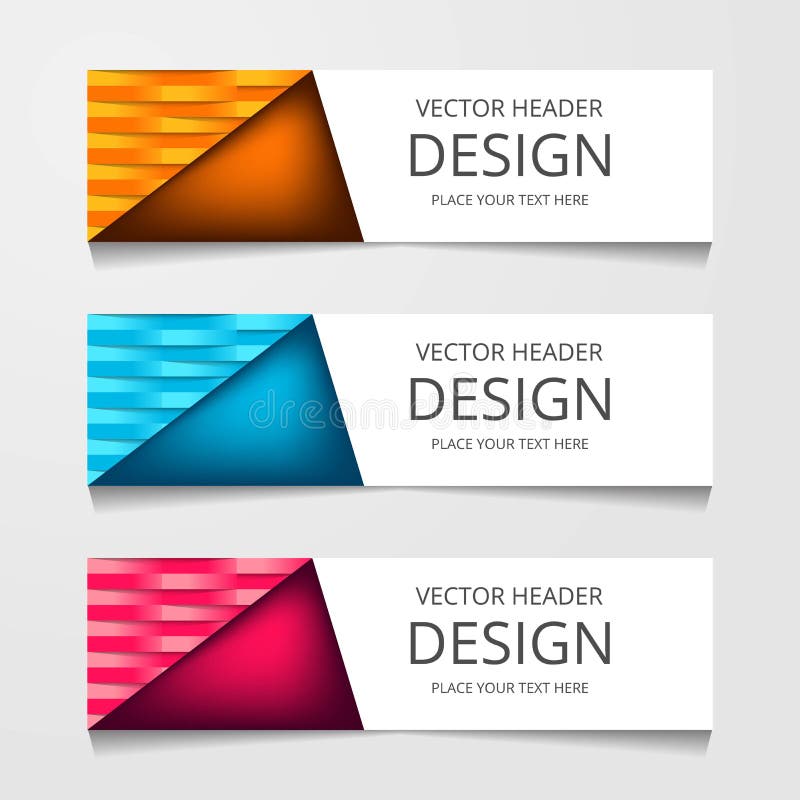 Abstract Geometric Design Banner Web Template. Vector Illustration ...