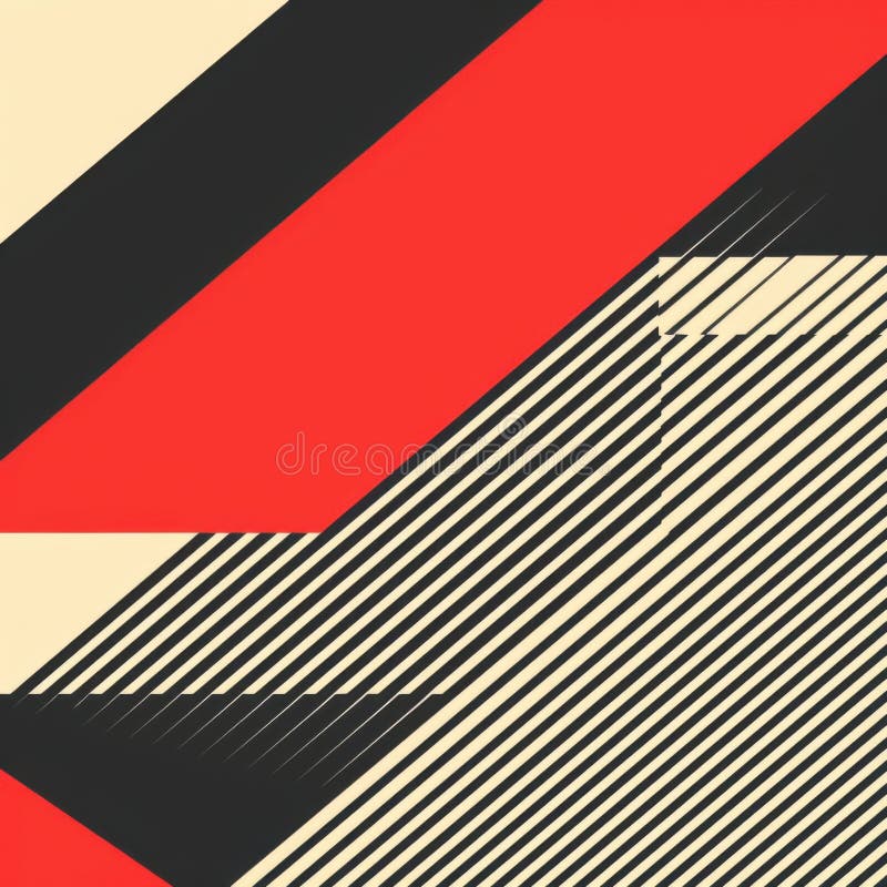 Abstract Geometric Design in Bold Colors Stock Illustration ...