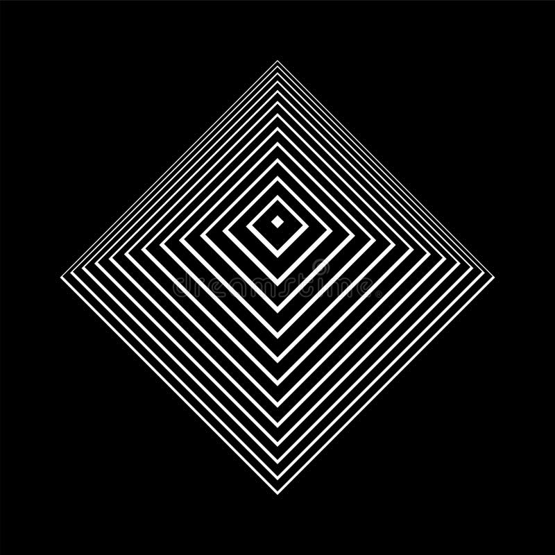 Abstract Geometric Design Element. 3D Illusion Stock Vector ...