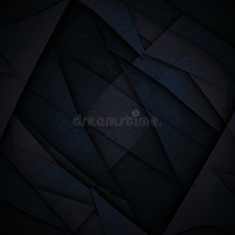 Abstract Geometric Design Featuring Overlapping, Angular Shapes in Dark ...