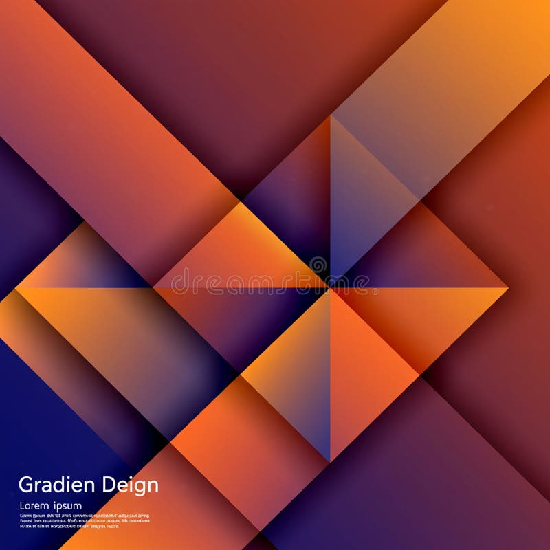 Abstract Geometric Design Featuring Overlapping Rectangles and ...