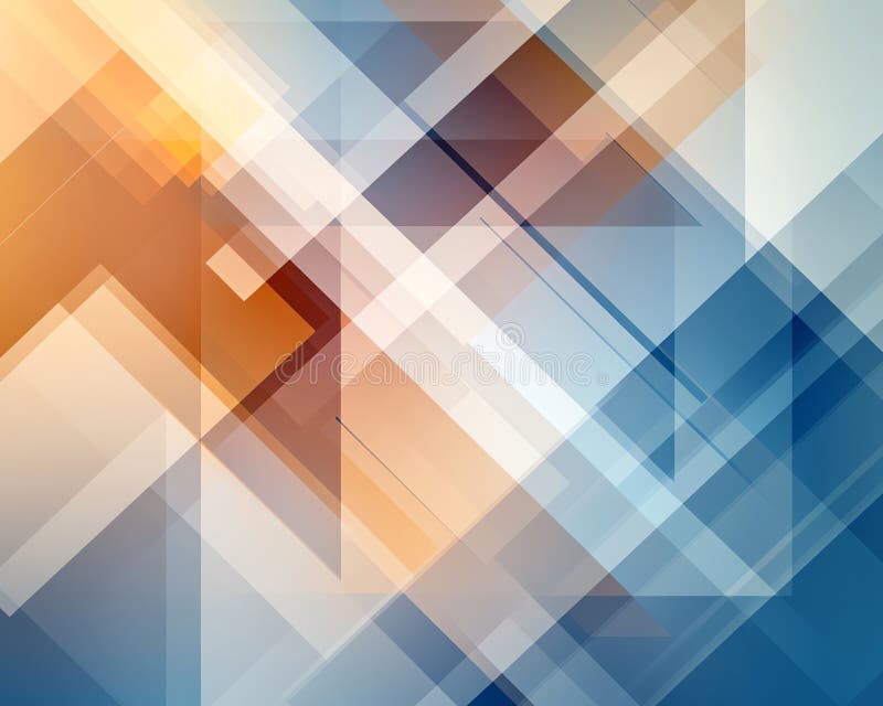 An Abstract Geometric Design Featuring Vibrant Colors and Intersecting ...