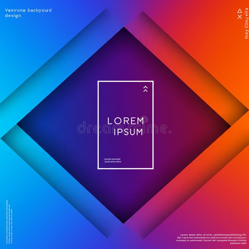 Abstract Geometric Design with a Gradient Background Transitioning from ...