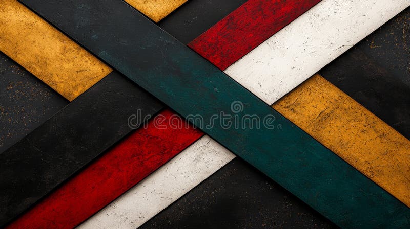 Abstract Geometric Design Inspired by Comics with Vibrant Colors and ...