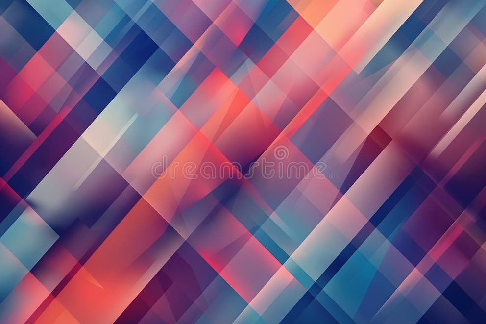Abstract Geometric Design, Intersecting Lines Create Vibrant Color ...