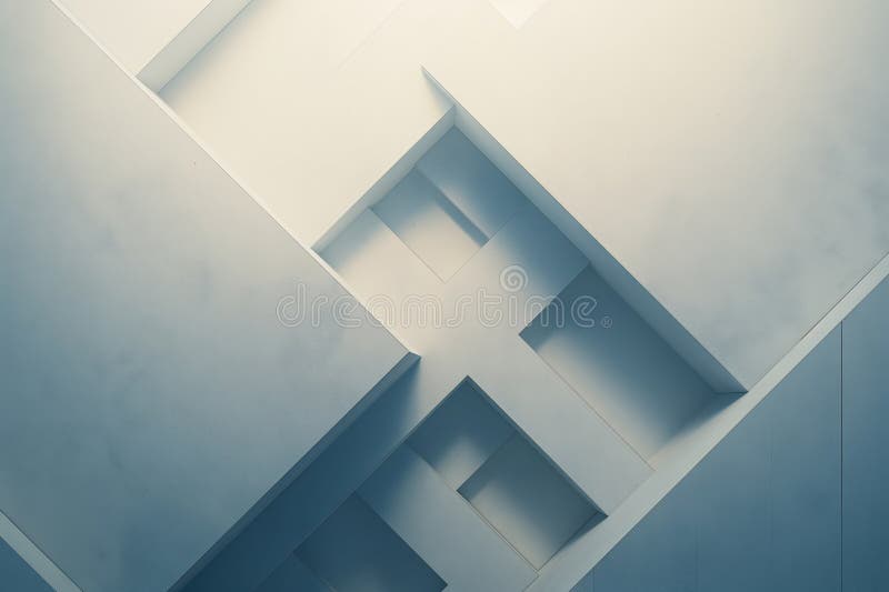 Abstract Geometric Design with Intersecting Planes and Soft Lighting ...