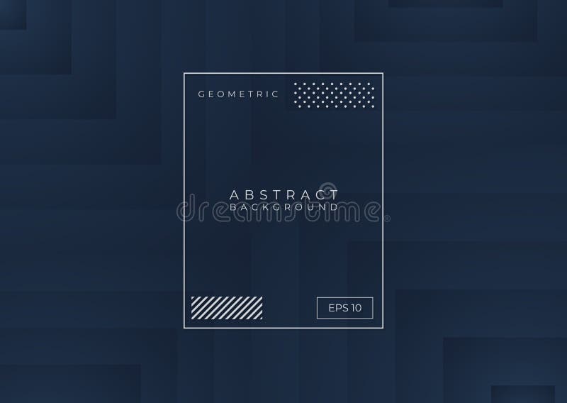 Abstract Geometric Design Square Wave Pattern Background Frame Space ...