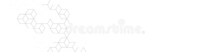 Abstract Geometric Design Template Made of Isometric Volumetric Blocks ...