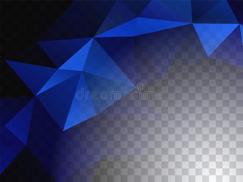 Abstract Geometric Design Transparent Background Stock Vector ...