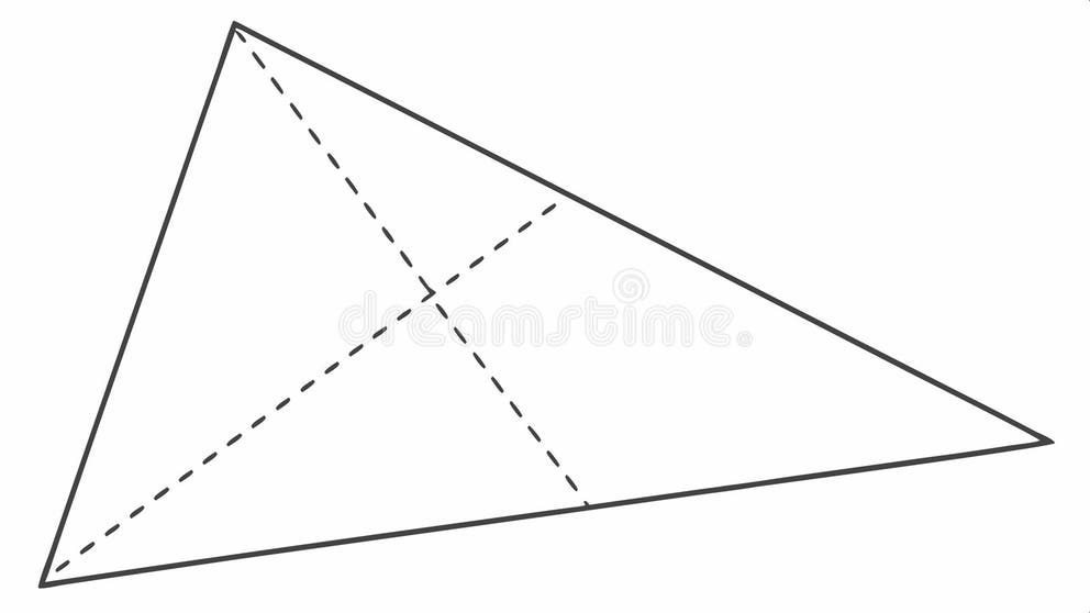 Abstract Geometric Design with Triangular Shapes and Lines Vector ...