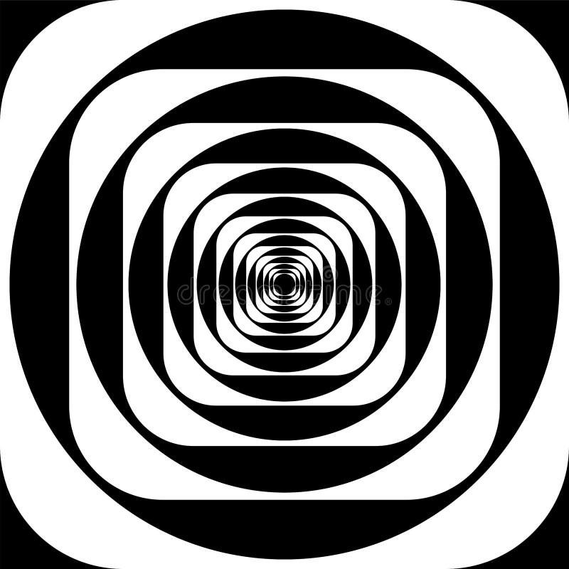 Abstract Geometric Design with Tunnel Diminishing Perspective Effect ...