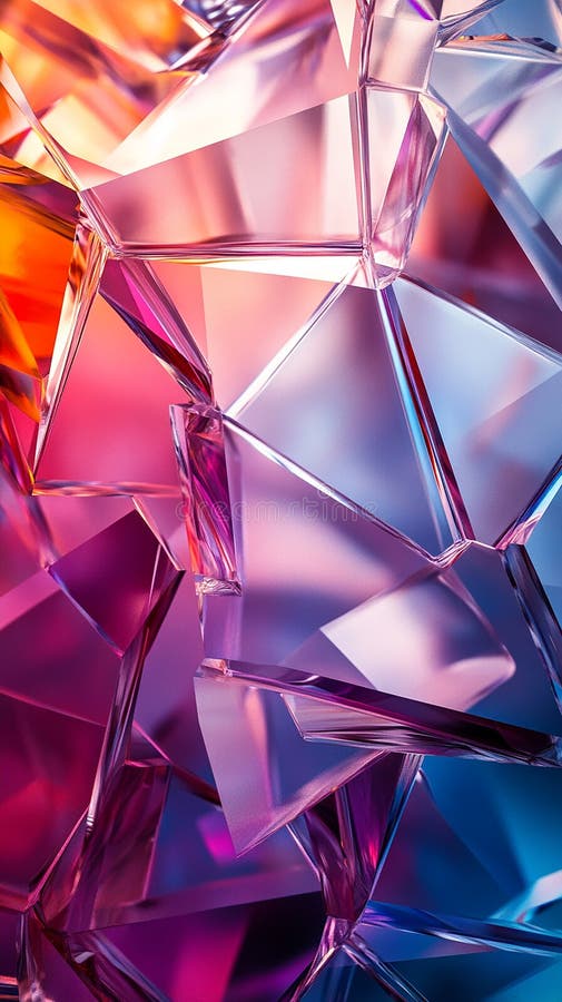 Abstract Geometric Desktop Wallpaper Design Stock Illustration ...