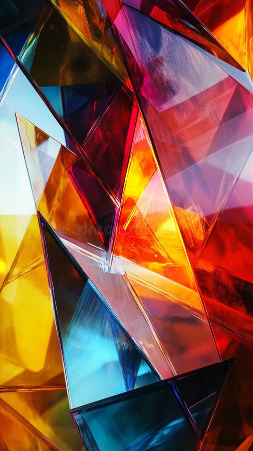 Abstract Geometric Desktop Wallpaper Design Stock Illustration ...