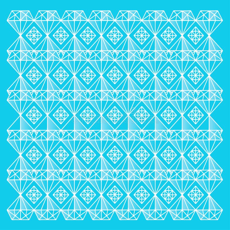 Abstract Geometric Diamond Pattern Stock Vector - Illustration of ...