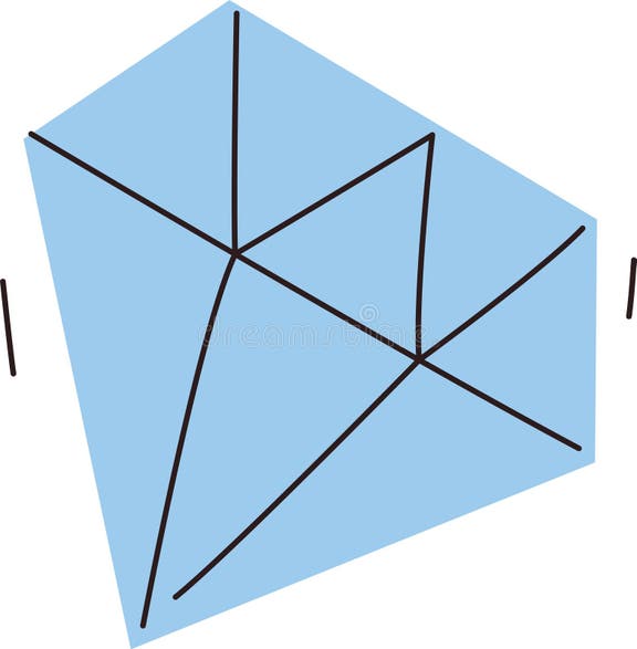 Abstract Geometric Diamond stock illustration. Illustration of balance ...