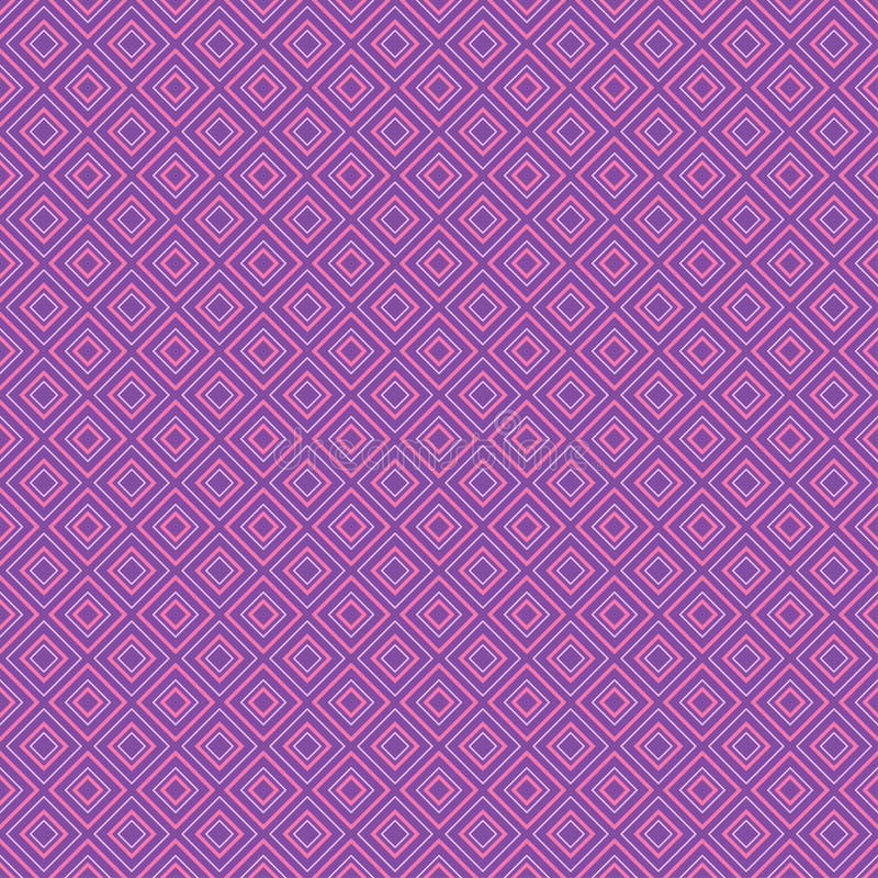 Abstract Geometric Diamond Shape Seamless Pattern, Vector Stock Vector ...