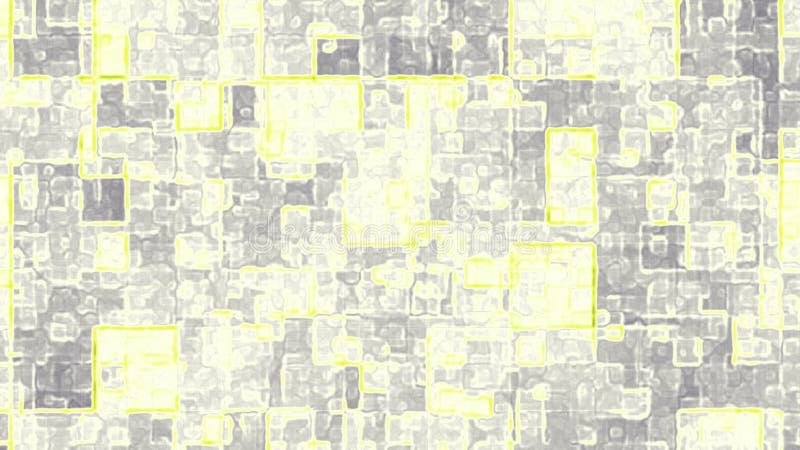 Abstract Geometric Digital Pattern with Yellow and Gray Blocks Texture ...