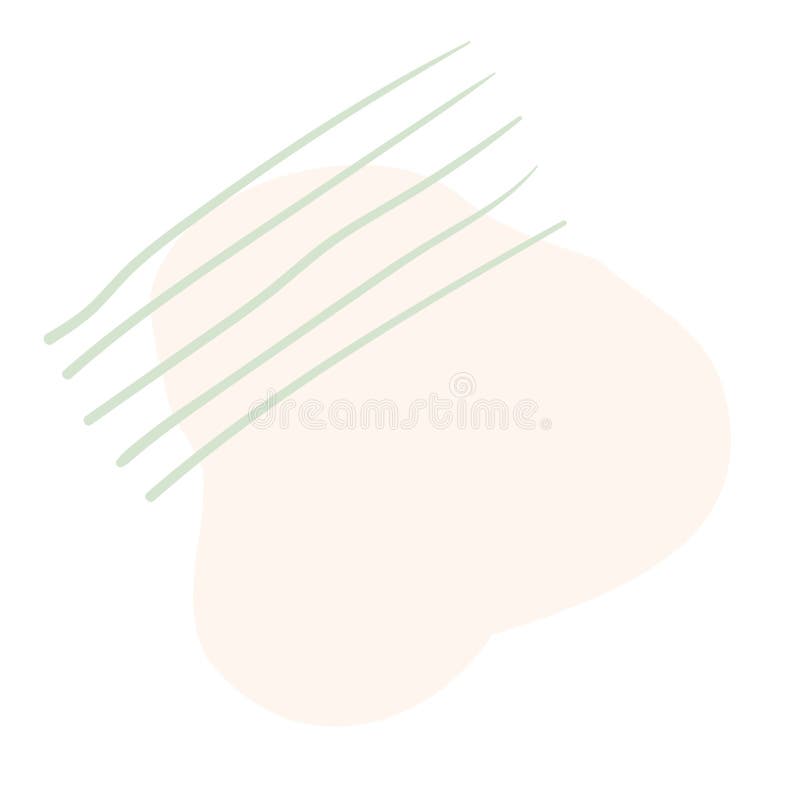 Abstract Geometric Doddle Shape Pastel Color Stock Vector ...