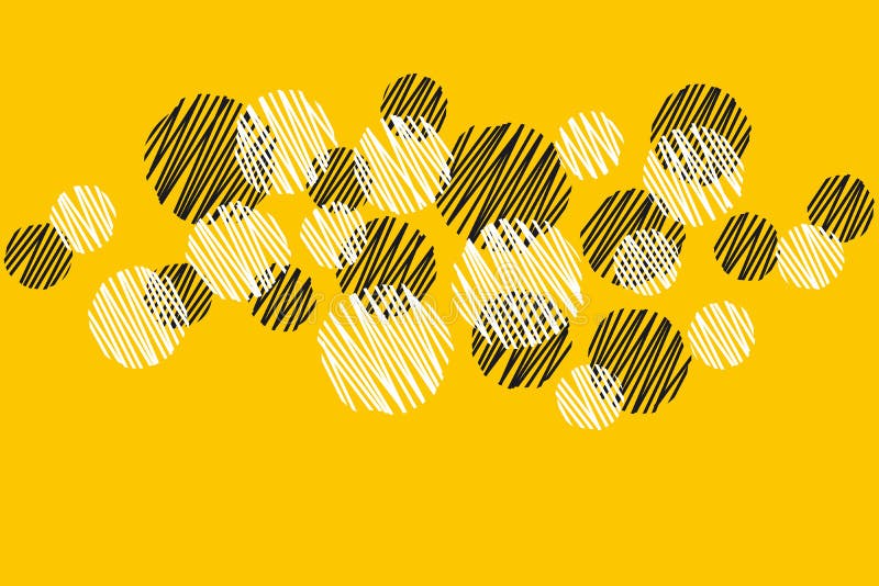 Abstract Geometric Dynamic Pattern with Round Elements. Stock Vector ...