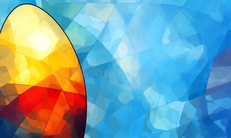 Abstract Geometric Easter Designs for Modern Celebrations Stock ...