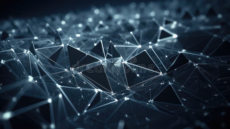 Abstract Geometric Electronic Background Stock Illustration ...