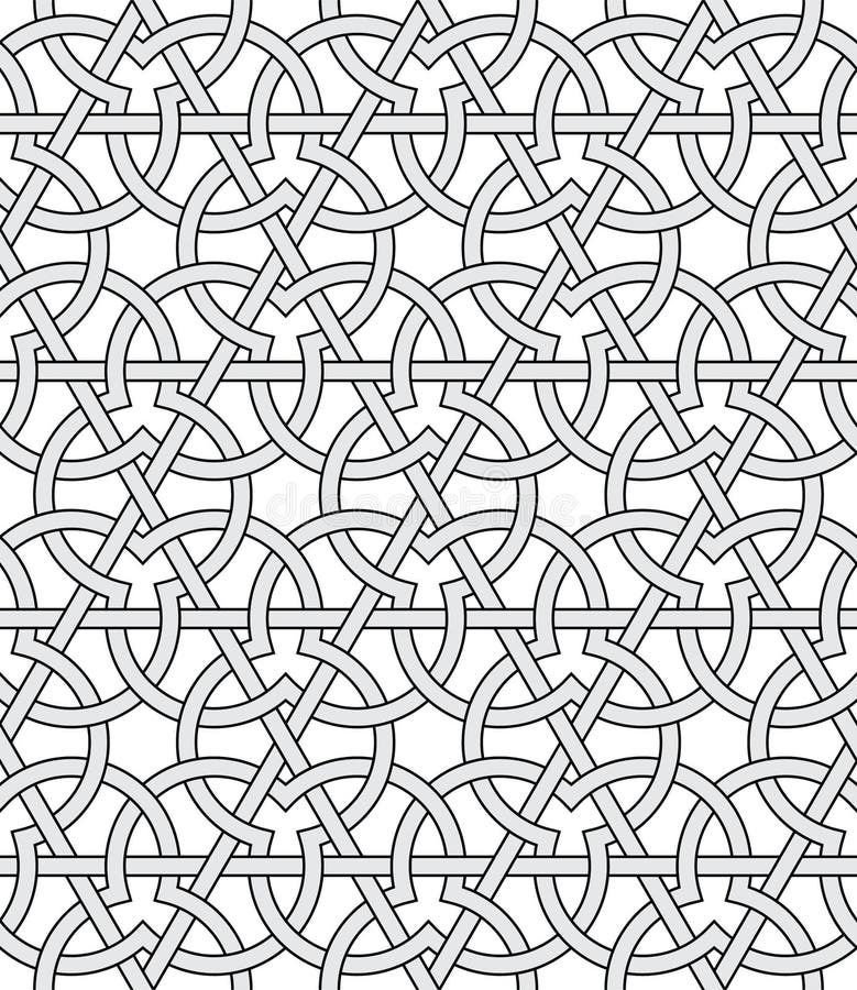 Endless Complex Pattern stock vector. Illustration of decoration ...