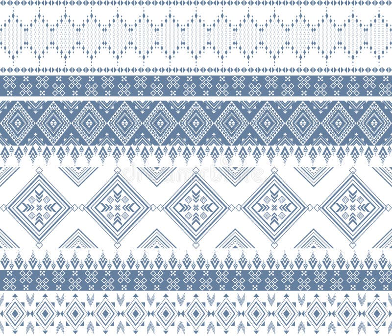 Abstract Geometric Ethnic Patterns. Tribal Vector. Traditional. Design ...