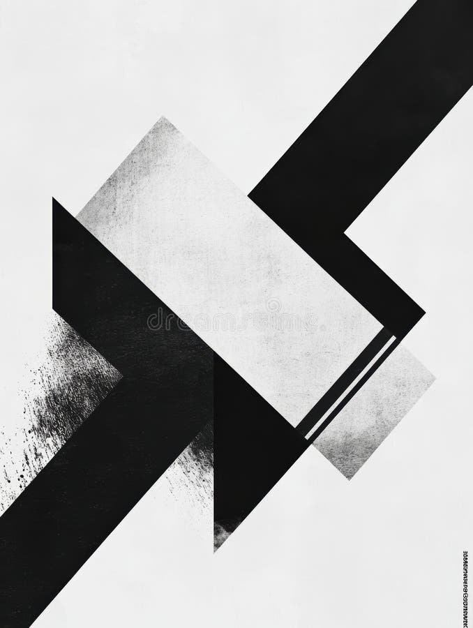 Abstract Geometric Face: Modern Minimalist Line Art Stock Illustration ...