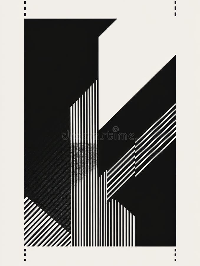 Abstract Geometric Face: Modern Minimalist Line Art Stock Illustration ...
