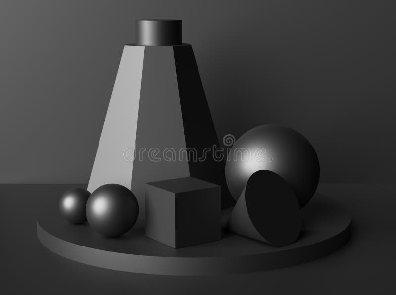 Geometric Still Life, A Self-portrait Of The Artist, A Notebook With ...