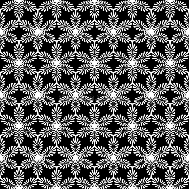 Abstract Geometric Flora Ornament Seamless Pattern Stock Vector ...