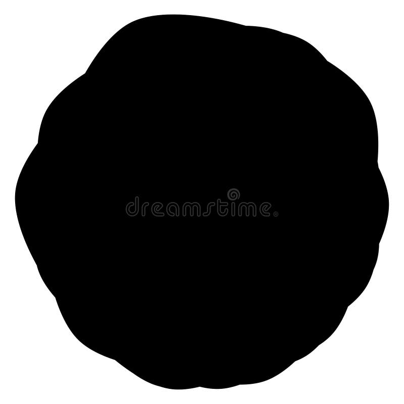 Abstract Geometric Form, Shape. Distorted, Deformed Patch Element Stock ...