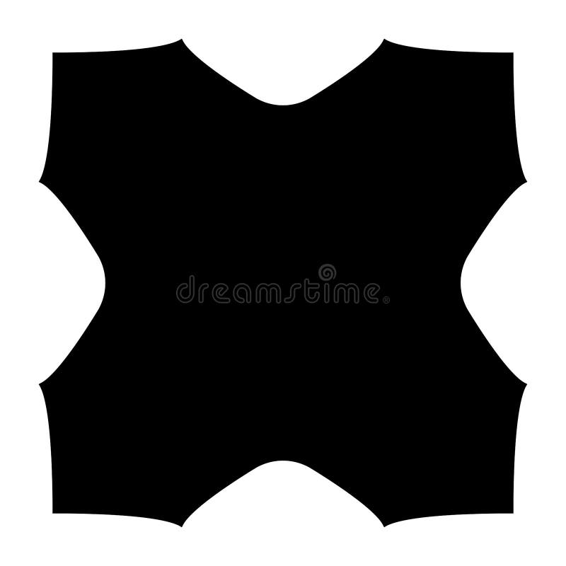 Abstract Geometric Form, Shape. Distorted, Deformed Patch Element Stock ...